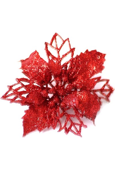 Bdz Mall Glitter Yapay Çiçekler Merry Christmas Süsler (Yurt Dışından)