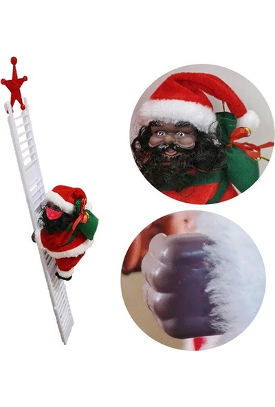 Bdz Mall Noel Baba Tırmanma Merdiveni Elektrikli Noel Baba (Yurt Dışından)