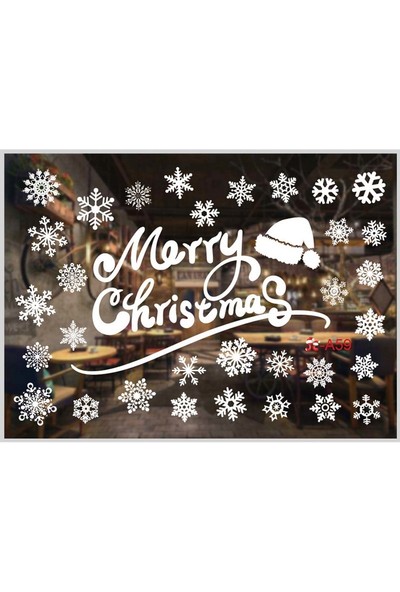Bdz Mall Noel Pencere Sticker Noel Baba Merry (Yurt Dışından) Bdz Mall Noel Pencere Sticker Noel Baba Merry (Yurt Dışından)