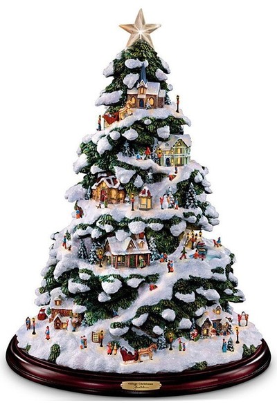 Bdz Mall Noel Ağacı Dönen Heykel Tren Süslemeri (Yurt Dışından)
