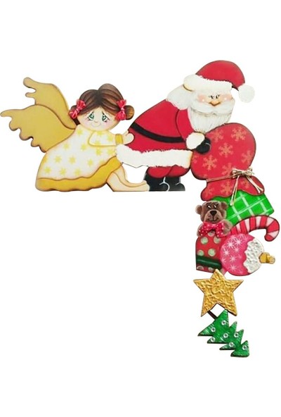 Bdz Mall Yeni Yıl Metal Merry Christmas Kahve (Yurt Dışından)