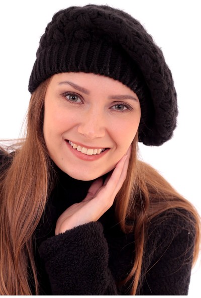 Deafox Örgü Siyah Ressam Bere