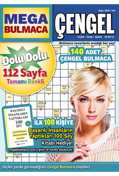 Mega Çengel Bulmaca 2021/04