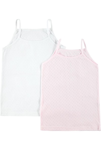 Civil Girls Kız Çocuk 2'li Atlet Set 2-10 Yaş Pembe