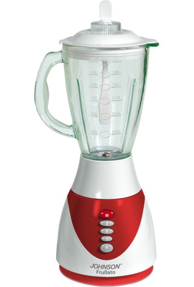 Johnson Frullate Maxi Cam Sürahi Blender 300W Vakumlu 1,5 Litre 3 Kademeli Çok Işlevli