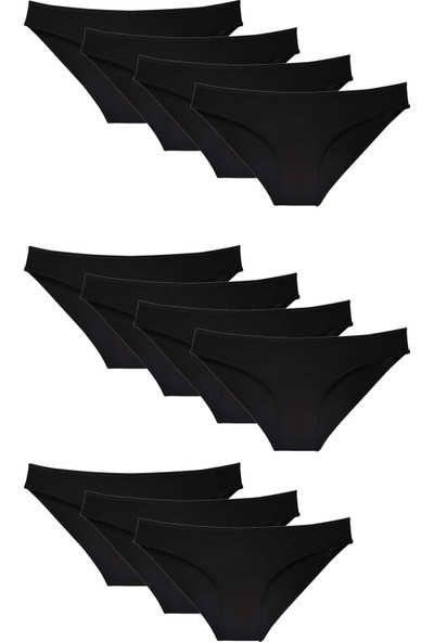 Lufi Giyim Siyah Kadın Külot Likralı 11’li Paket Lufi Giyim Siyah Kadın Külot Likralı 11’li Paket