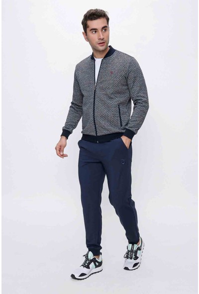 TS Club Hırka Fermuarlı Triko Iç Logolu TS Club Hırka Fermuarlı Triko Iç Logolu