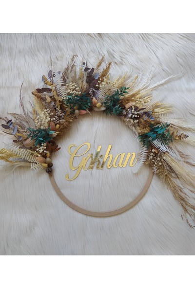 Craftatelier Bebek Çocuk Özel Gün Çiçekli Pleksi Isimlikli Tasarım Kasnak Kapı ve Duvar Süsü Craftatelier Bebek Çocuk Özel Gün Çiçekli Pleksi Isimlikli Tasarım Kasnak Kapı ve Duvar Süsü