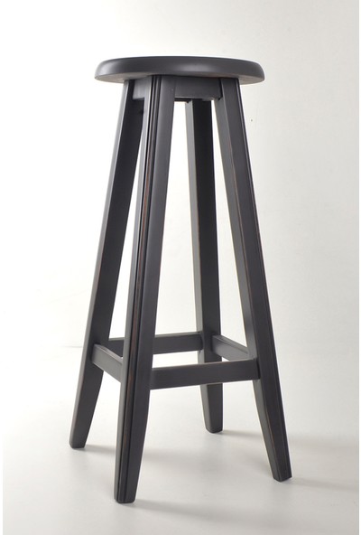 Yılber Bar Taburesi Doğal Ahşap Antik Antrasit Renkli Lazer Işlemeli Yılber Bar Taburesi Doğal Ahşap Antik Antrasit Renkli Lazer Işlemeli