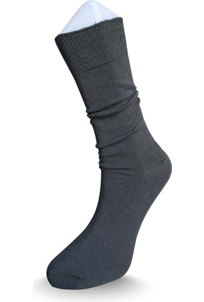 Oppteks Düz Erkek Çorap. Pamuklu, Siyah