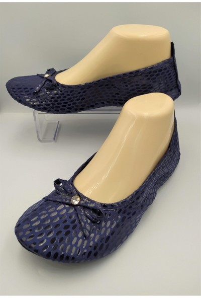 İpek Butik Lacivert Payetli Baskılı Pisipisi Patik [ev Ayakkabısı) İpek Butik Lacivert Payetli Baskılı Pisipisi Patik [ev Ayakkabısı)