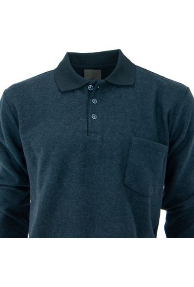 Oppland Erkek Kışlık Düğmeli Polo Yaka Cepli Uzun Kollu Rahat Kesim Likralı Pamuklu Şardonlu Kazak Oppland Erkek Kışlık Düğmeli Polo Yaka Cepli Uzun Kollu Rahat Kesim Likralı Pamuklu Şardonlu Kazak