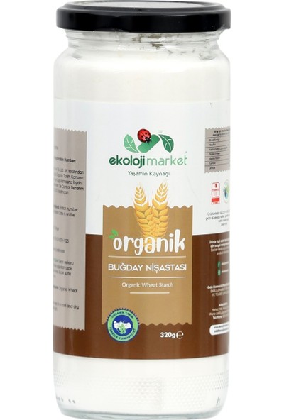 Ekoloji Market Organik Buğday Nişastası Glutensiz 320 gr