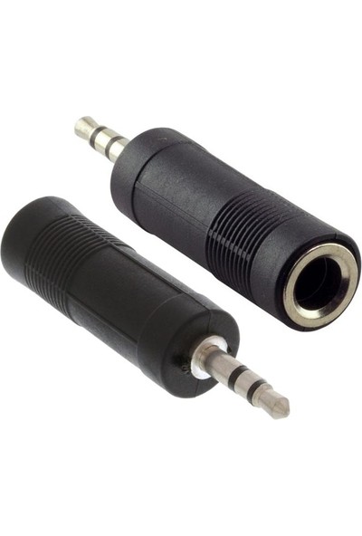Ksp Çevirici Jack 3.5mm Stereo Erkek 6.3mm Dişi Ksp Çevirici Jack 3.5mm Stereo Erkek 6.3mm Dişi