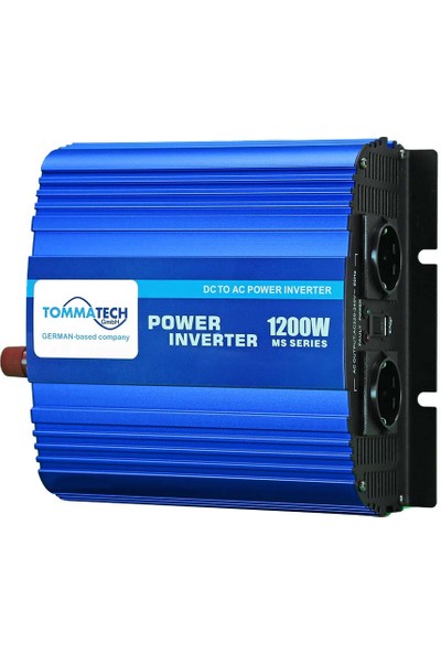 Tommatech 12 V 1200 W Modifiye Sinüs Inverter Tommatech 12 V 1200 W Modifiye Sinüs Inverter