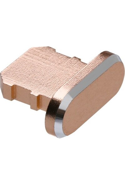 Esf Apple iPhone Anti Toz Şarj Tıpası - Şarj Girişi Anti Toz Önleyici Altın