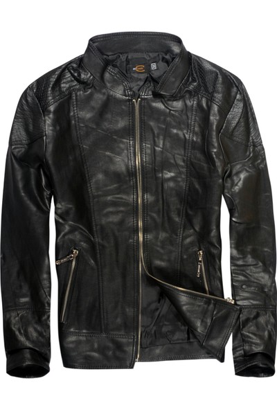 Penguenbrand Just Brand Slim Fit Kesim Deri Ceket Premium