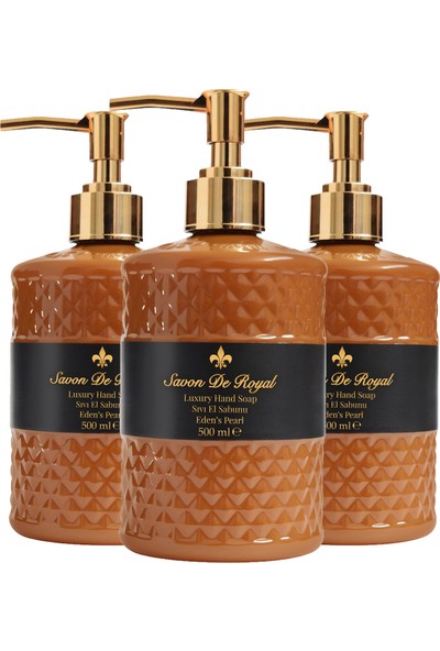 Savon De Royal Luxury Vegan Sıvı Sabun Eden's Pearl 3 x 500 ml