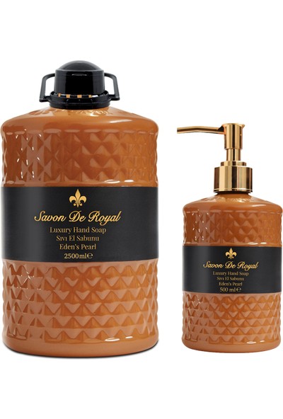 Savon De Royal Luxury Vegan Sıvı Sabun Eden's Pearl 2.5 lt & 500 ml