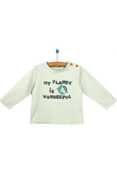 Hello Baby Arkadaşım Dünya Organik Sweatshirt