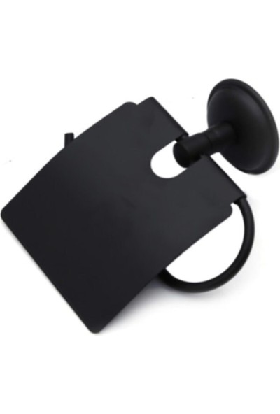 Larinhome Siyah Paslanmaz Wc Kağıtlık Kapaklı Tuvalet Kağıtlığı Larinhome Siyah Paslanmaz Wc Kağıtlık Kapaklı Tuvalet Kağıtlığı