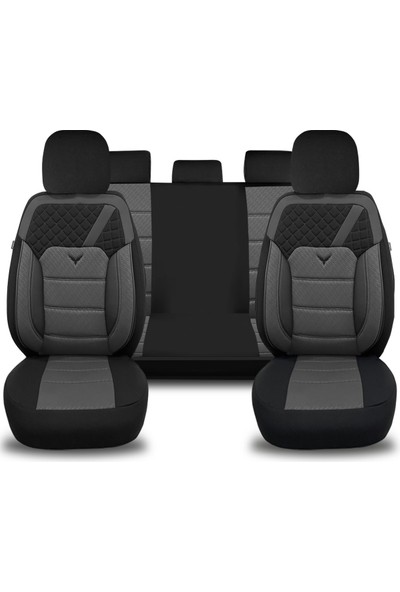 Oto Pandami Citroen C3 2 2009 - 2015 Uyumlu Gri Koltuk Kılıfı KKG076 Oto Pandami Citroen C3 2 2009 - 2015 Uyumlu Gri Koltuk Kılıfı KKG076