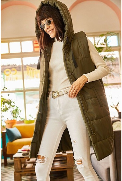 Brm Kadın Şal Yaka Düğmeli Trençkot