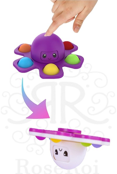 Yeni Geldi Ahtapot Popit Oyuncak Fidget Duyusal Stres Çarkı, Kahin Ahtapot , Falcı Ahtapot Yeni Geldi Ahtapot Popit Oyuncak Fidget Duyusal Stres Çarkı, Kahin Ahtapot , Falcı Ahtapot