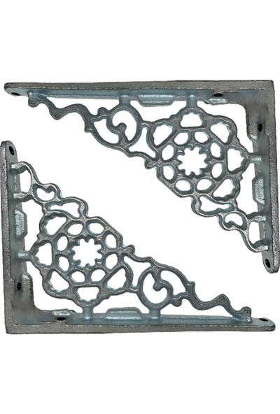 Ant Döküm Anti̇k Görünümlü Dökme Demi̇r Verni̇kli̇ Raf Ayağı