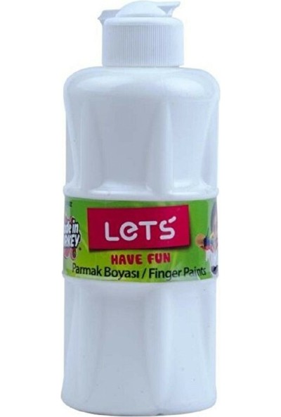 Let's Parmak Boyası 250ML Beyaz L-5601