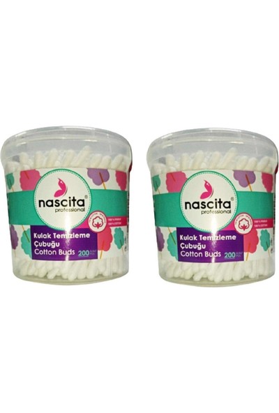 Nascita Kulak Temizleme Çubuğu 200LÜ x 2 Kutu Nascita Kulak Temizleme Çubuğu 200LÜ x 2 Kutu