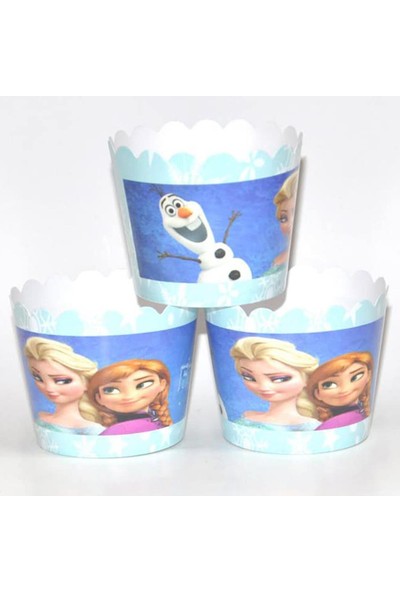 Kelebek Oyuncak Frozen Cupcake Muffin Kabı 25'li