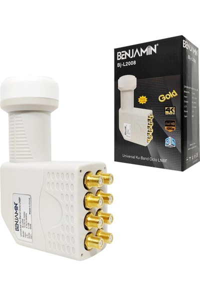 Benjamin BJ-L2008 Lnb Sekizli (Octo) Gold 0.1db 3D 4K Benjamin BJ-L2008 Lnb Sekizli (Octo) Gold 0.1db 3D 4K