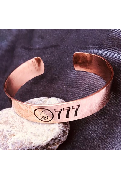 By Primarima Ateş Element ve 777 Sayılı Saf Bakır Bilezik