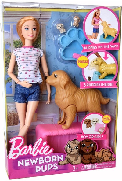 Barbie Bebek ve Doğuran Köpeği Doğum Yapan Köpek + Cüzdan Barbie Bebek ve Doğuran Köpeği Doğum Yapan Köpek + Cüzdan