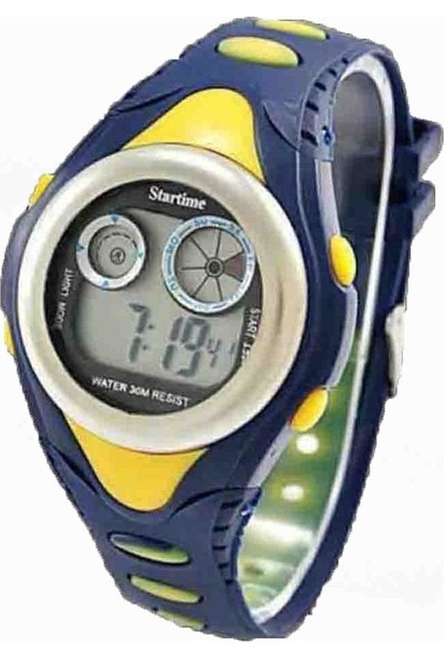 Lisinya Sarı Lacivert Fenerbahçe Taraftar Dijital Çocuk Saati