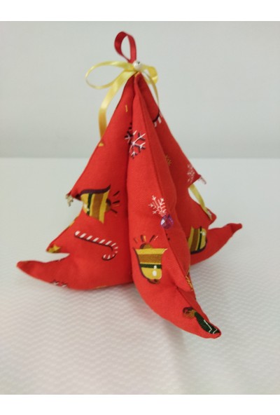 Sukoop Çam Süs Kırmızı Masa Dekoru 20 cm Sukoop Çam Süs Kırmızı Masa Dekoru 20 cm