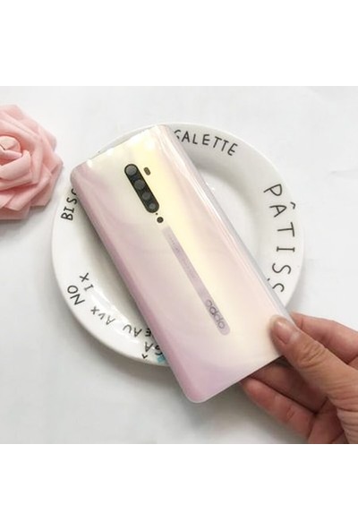 Oppo Reno 2z Arka Kapak Pil Batarya Kapağı Beyaz