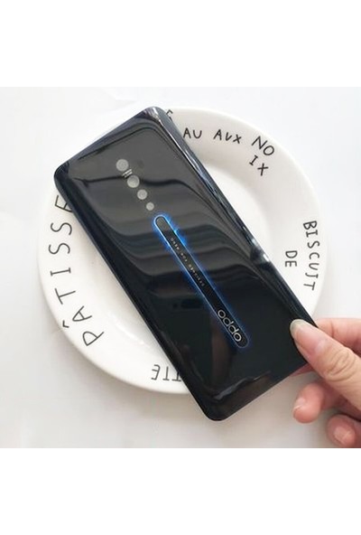 Oppo Reno 2z Arka Kapak Pil Batarya Kapağı Siyah