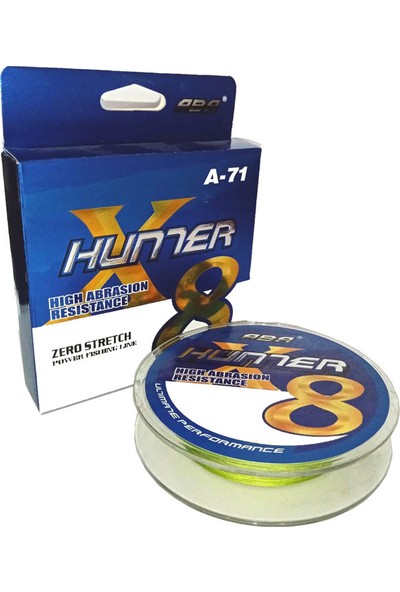 Aldos Aba Hunter X8 8 Kat Örgü Ip Misina 300 mt 0,10 mm Aldos Aba Hunter X8 8 Kat Örgü Ip Misina 300 mt 0,10 mm