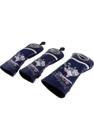 Blesiya Set Golf Kulübü Headcover 460CC Sürücü Ahşap Kafa Kapakları 1/ 3/ 5 - 3 Adet (Yurt Dışından) Blesiya Set Golf Kulübü Headcover 460CC Sürücü Ahşap Kafa Kapakları 1/ 3/ 5 - 3 Adet (Yurt Dışından)