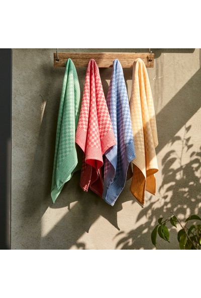 Vivamaison 4'lü Renkli Dama Desenli Mutfak Peçetesi Kurulama Bezi 40 x 60 cm Vivamaison 4'lü Renkli Dama Desenli Mutfak Peçetesi Kurulama Bezi 40 x 60 cm