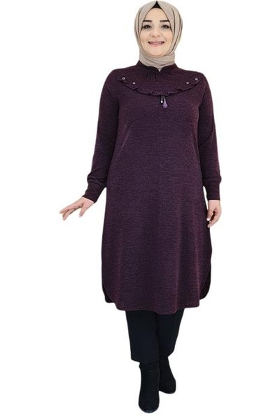 Pys Giyim Kadın Hakim Yakalı Tesettür Tunik