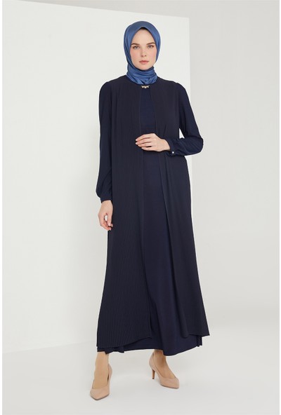 Armine Abiye Elbise 21KD3308 Lacivert