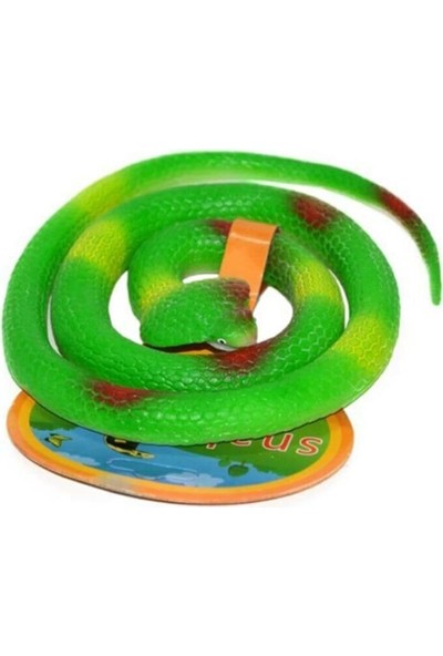 Kelebek Oyuncak Silikon Esnek Yılan - Yeşil