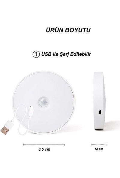 Kandela Seldur Kandela Siyah Şarjlı Sensörlü Gece LED Lambası Sarı Işık Kandela Seldur Kandela Siyah Şarjlı Sensörlü Gece LED Lambası Sarı Işık