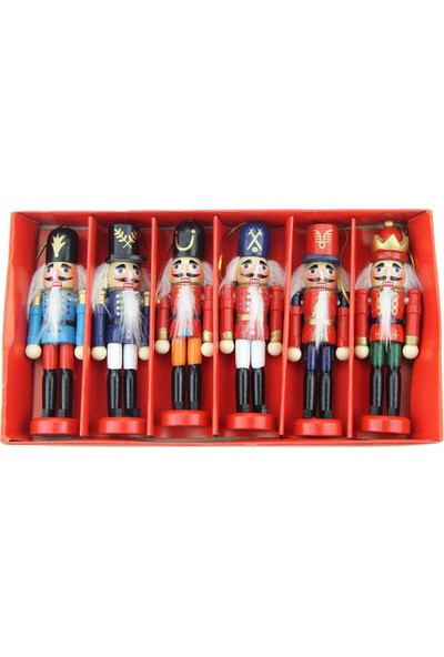 Blesiya 6 Adet / Takım Ahşap Fındıkkıran Asker Noel Süsler Parti Dekor (Yurt Dışından) Blesiya 6 Adet / Takım Ahşap Fındıkkıran Asker Noel Süsler Parti Dekor (Yurt Dışından)
