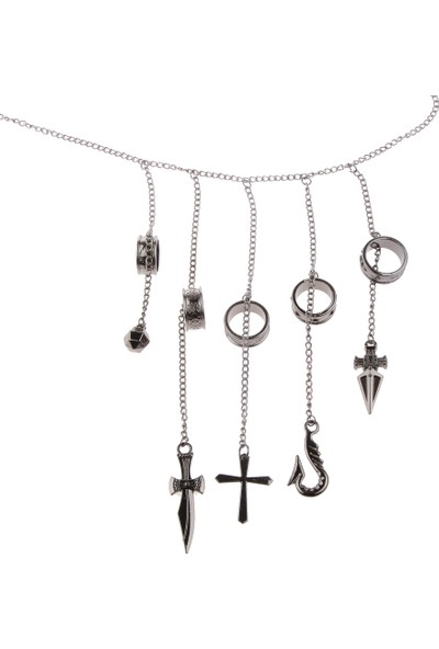 Blesiya Anime Hunter x Hunter Kurapıka 5 Yüzükler / Charms Zincir Bilezik Cosplay Sahne (Yurt Dışından) Blesiya Anime Hunter x Hunter Kurapıka 5 Yüzükler / Charms Zincir Bilezik Cosplay Sahne (Yurt Dışından)