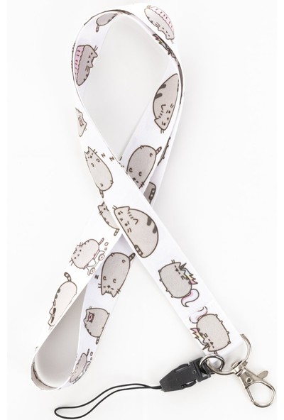 Aylins Kedi Desenli Boyun Askı Ipi