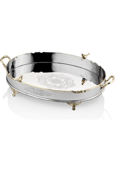 La Medore Black Pearl Kuslu Buyuk Boy Tepsi